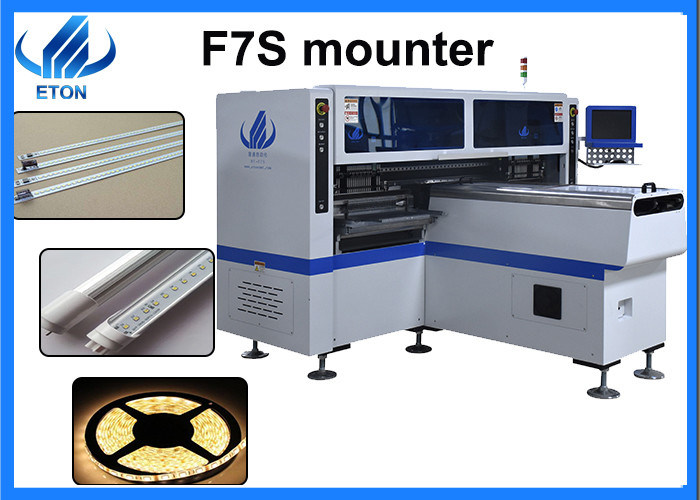 Full Automatic SMT Placement Machine 18W CPH For Rigid PCB / LED Tube ...