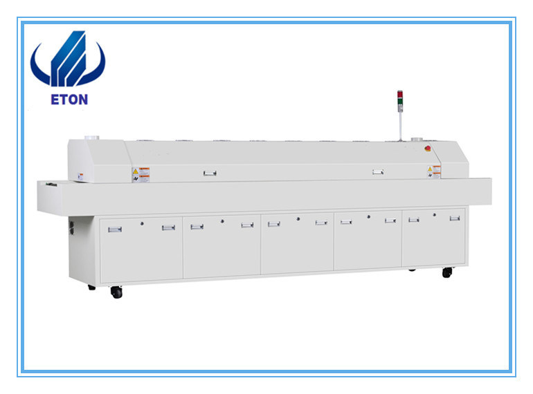 Infrared SMT Reflow Oven / hot air reflow oven 8 heating Zone Ordinary ...