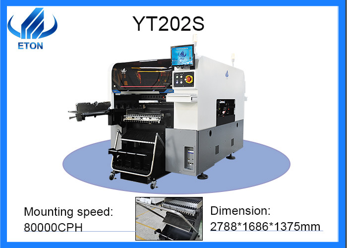 80000 CPH SMT chip mounter Placement Machine For DOB Bulb 0201 ...