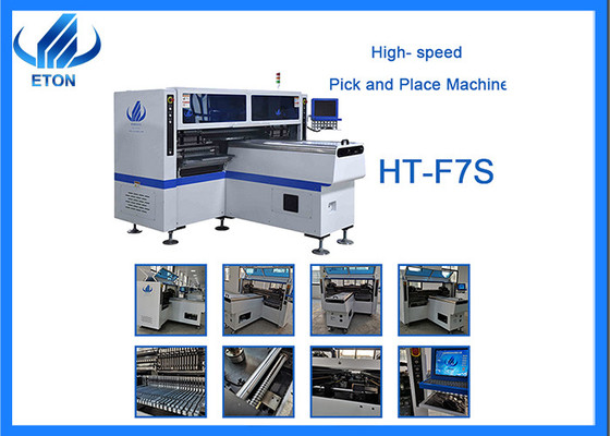 HT-F7S 180000CPH SMT Machine Adjustable Placement Head Group To Take ...